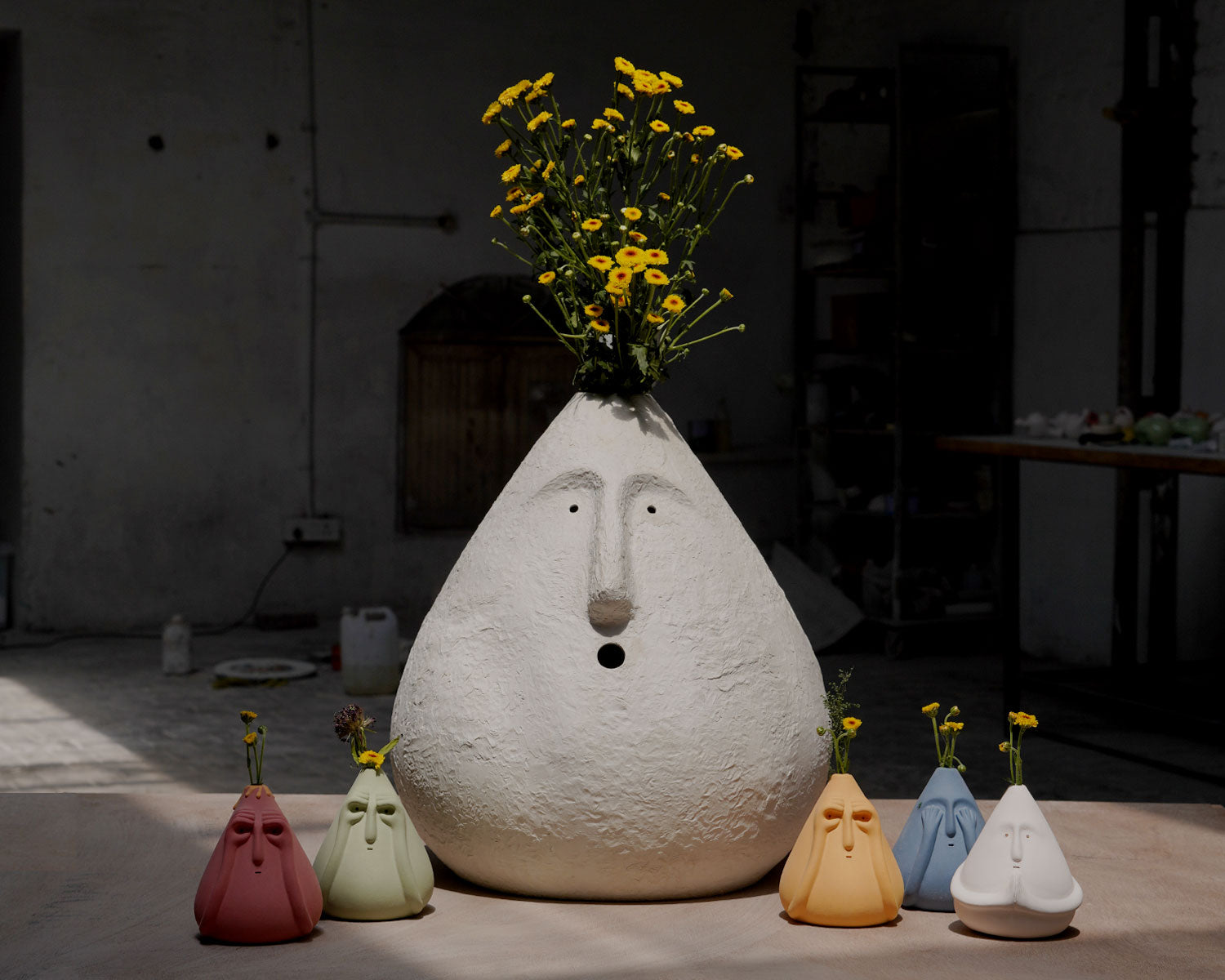 Face Drop Big: Fibreglass Artistic Handcrafted Sculptures by Claymen ...