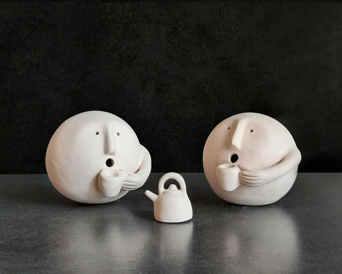 Tea Break: Handcrafted Wall Sculptures by Claymen – Expressive ...