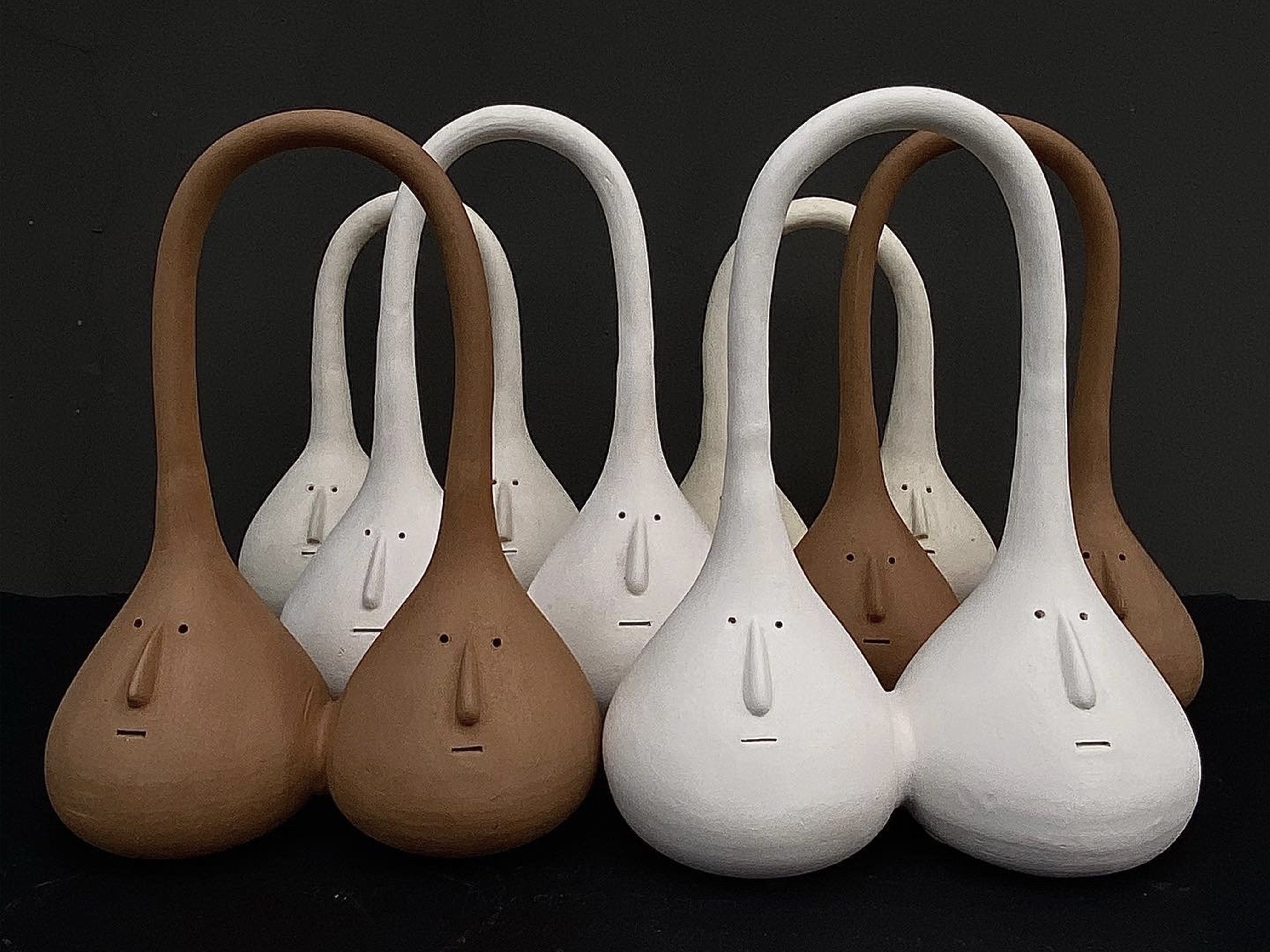 Unity: Stoneware Sculpture Designed by Aman Khanna, Crafted by Claymen